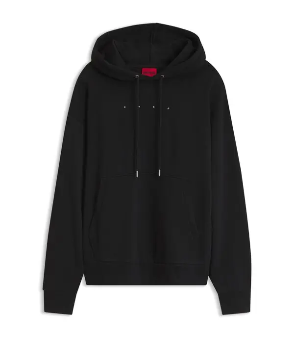 Hugo Oversized Logo Print Hoodie