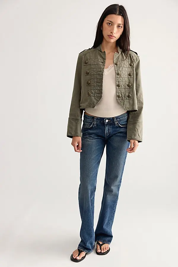 AGOLDE Low Rise Boot Jeans - Combination