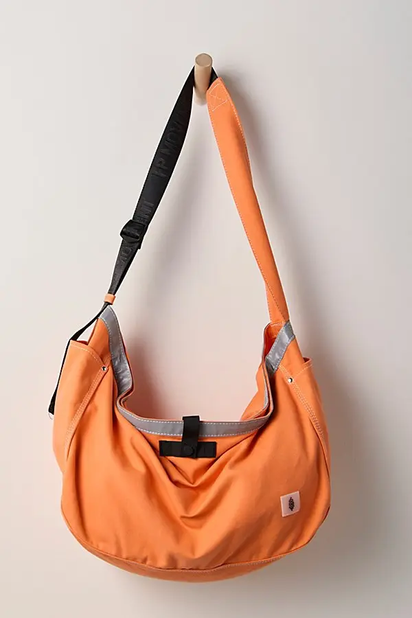 Free People Cotton Shoulder Bag With Reflective Trim - Summer Melon