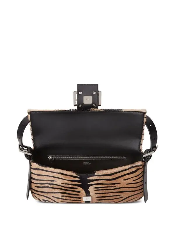 Fendi Baguette Leather Shoulder Bag