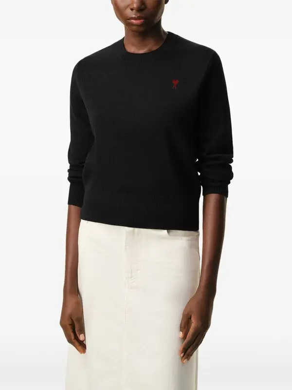 AMI Paris De Coeur Wool Sweater