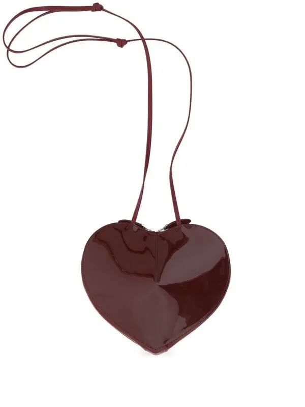 Alaïa Le Coeur Heart-shape Crossbody Bag - Red