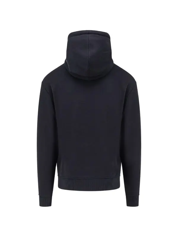 AMI Paris De Coeur Embroidered Cotton Hoodie