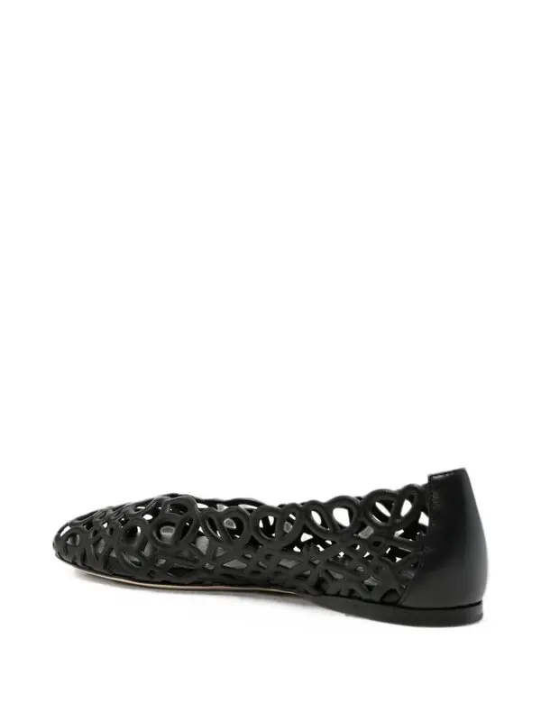 Loewe Petal Anagram Ballet Flats
