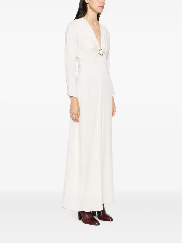 FORTE_FORTE Silk Blend Long Dress