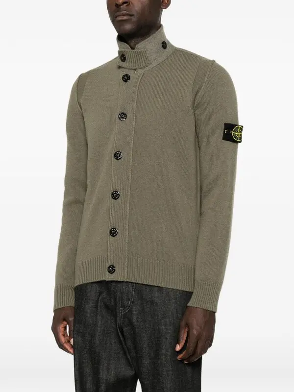 Stone Island Wool Cardigan