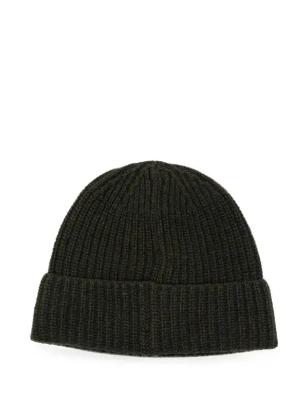 Stone Island Logo Wool Beanie