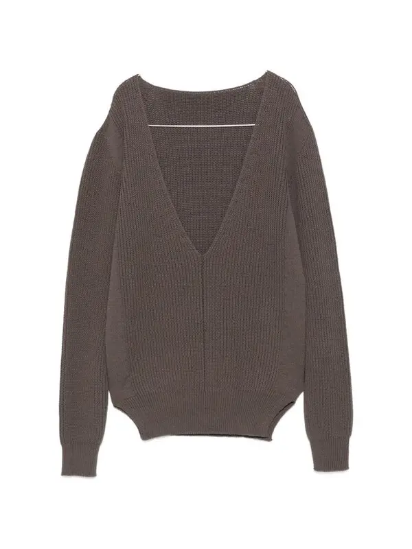 Rick Owens Wool V-necked Sweater
