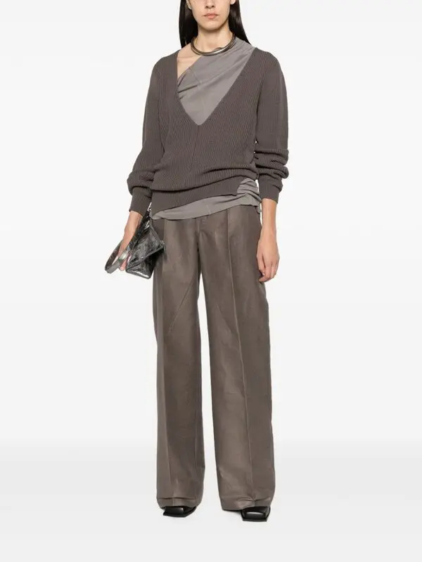 Rick Owens Wool V-necked Sweater