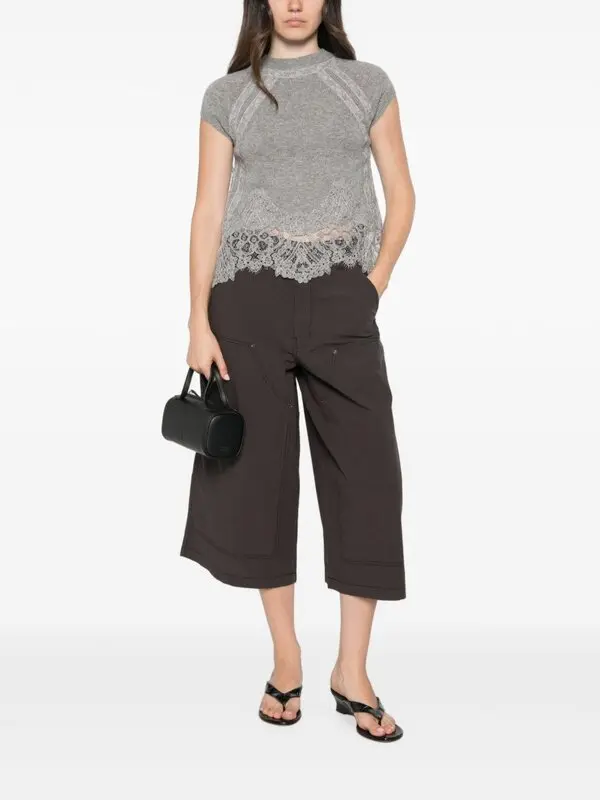 Ermanno Scervino Cashmere Lace Top