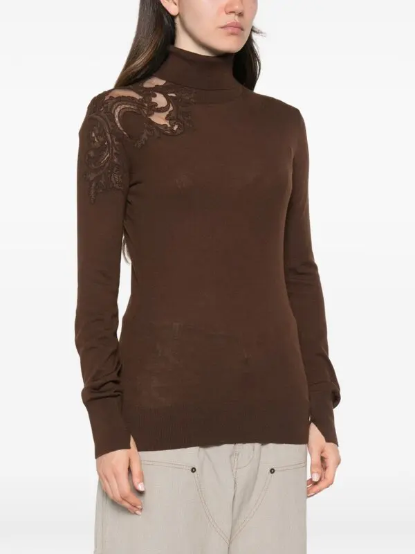 Ermanno Scervino Wool Turtle-neck Sweater