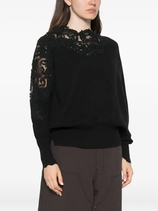Ermanno Scervino Cashmere Crewneck Sweater