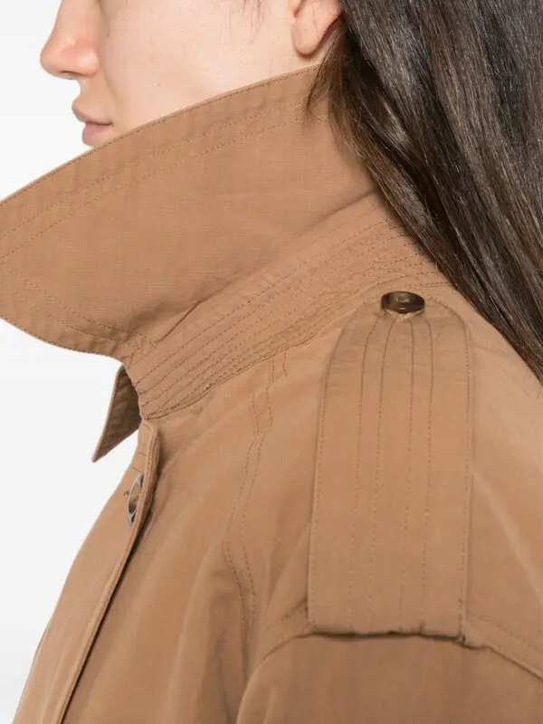 Isabel Marant Étoile Violette Cotton Trench Coat