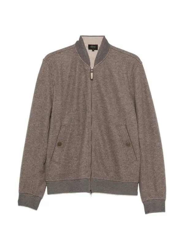 Brioni Cashmere Bomber Jacket