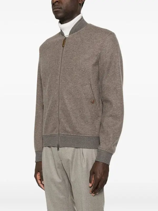 Brioni Cashmere Bomber Jacket