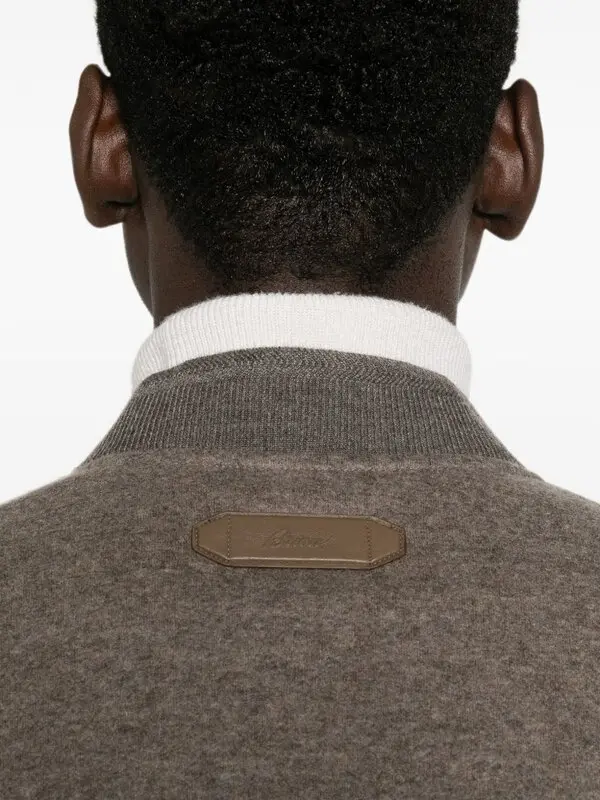 Brioni Cashmere Bomber Jacket