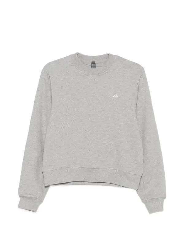 Adidas By Stella McCartney Cotton Crewneck Sweatshirt - Grey