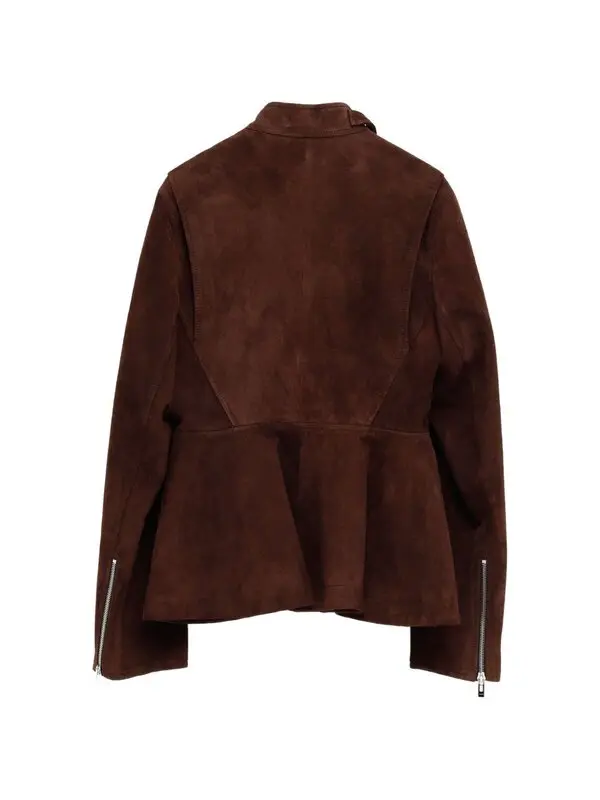 Alaïa Peplum Leather Jacket