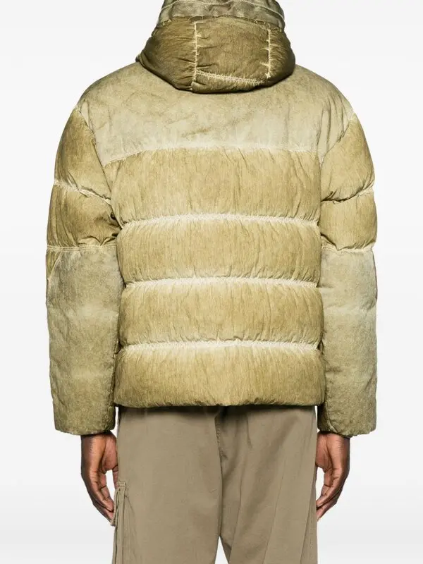 C.P. COMPANY Short Down Jacket With Goggle Hood
