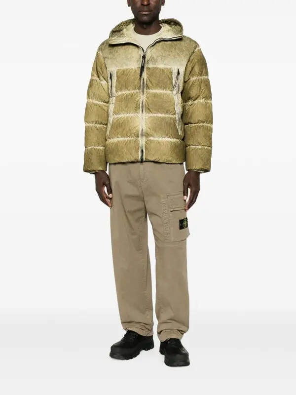 C.P. COMPANY Short Down Jacket With Goggle Hood