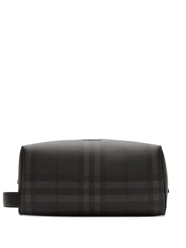 Burberry Check Washbag - Grey