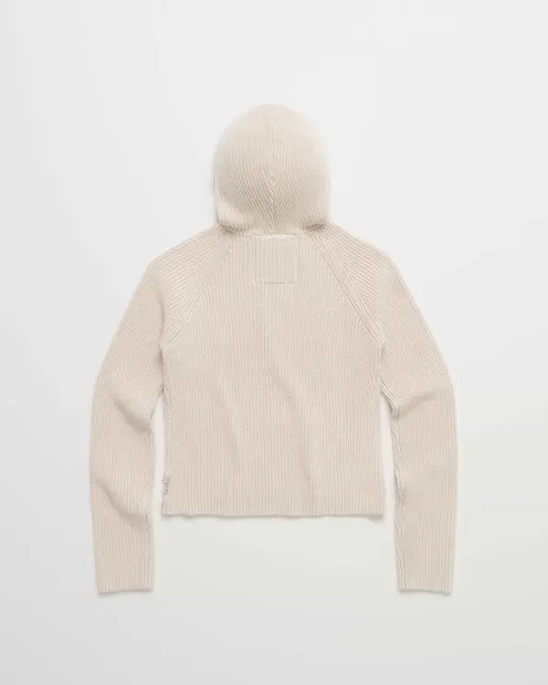 ROXY X MADHAPPY Shrunken Ribbed Hoodie