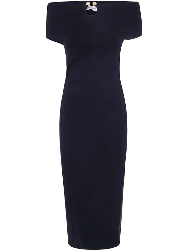 Alberta Ferretti Dress Viscose Stretch "midi Dress