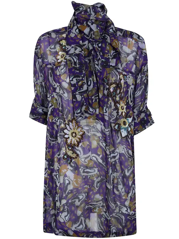 Dries Van Noten Shirt Multicolor "calma - Pink