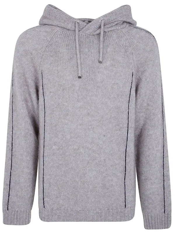 Giorgio Armani Hooded Sweater - Beige