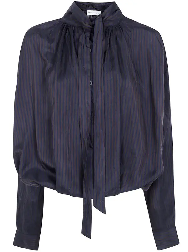 Dries Van Noten Shirt Stripe "cenvy - Brown