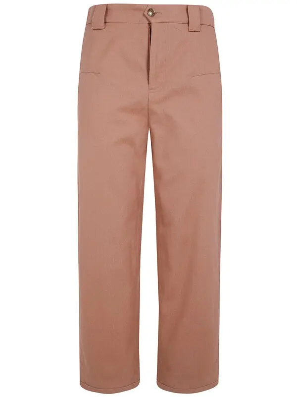 Chloé Pants High Waist "barel - Pink