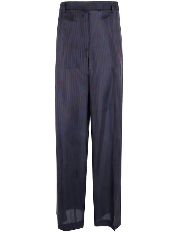 Dries Van Noten Pants Cupro Dark "penn