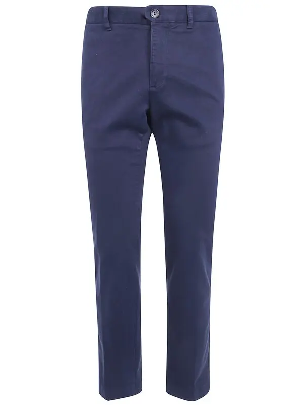Incotex Pants Regular Fit Classic Chino - Blue