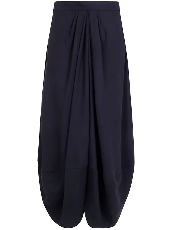 Giorgio Armani Pleated Silk Skirt