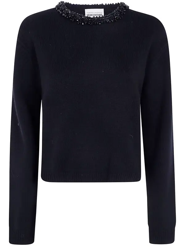 SEMICOUTURE Sweater Short Sleeves "denny