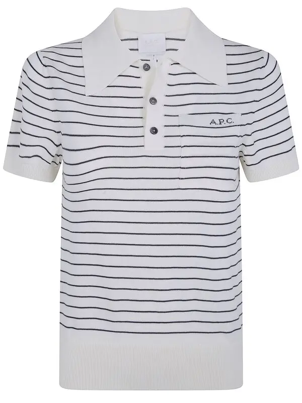 A.p.c. Polo Shirt 100% Cotton "aline