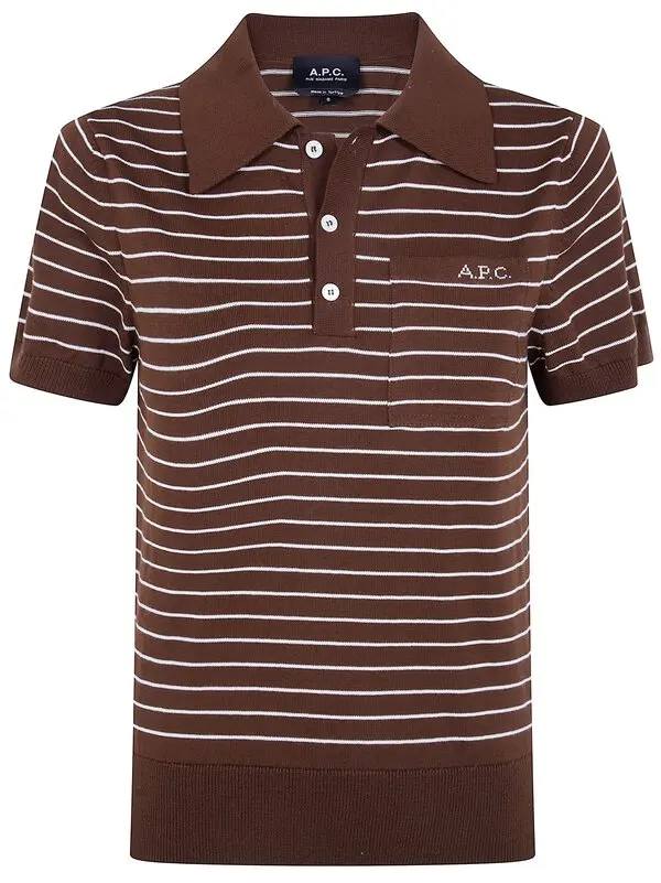 A.p.c. Polo Shirt 100% Cotton "aline