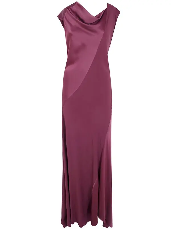 Alberta Ferretti Dress Long "enver Satin