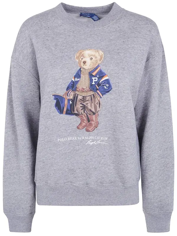 Polo Ralph Lauren Sweatshirt Teddy Bear "knit Sweatshirt