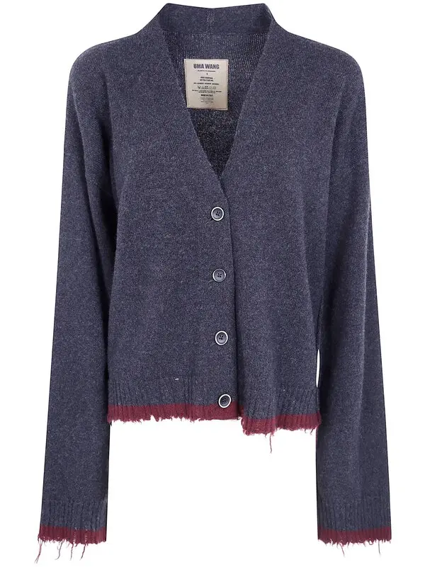 UMA WANG Sweater Cashmere "over Cardigan