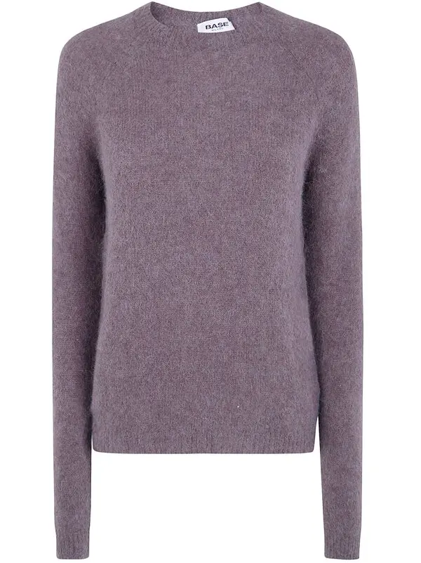 BASE Round Neck Alpaca Blend Sweater
