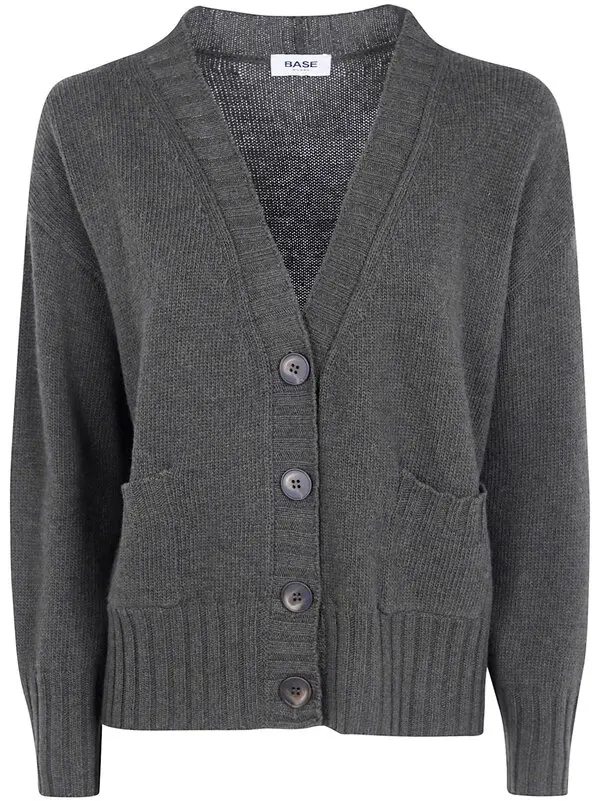 BASE Sweater V Neck "b8507.602 189 Moss