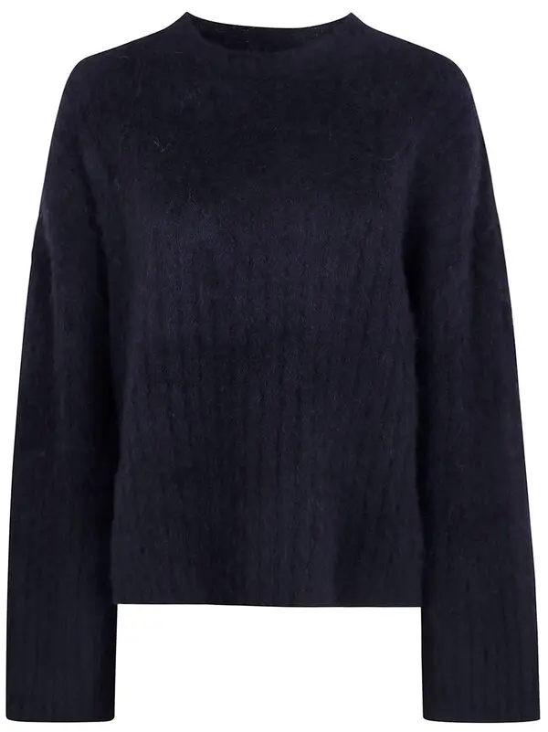 UMA WANG Top Crew Neck "uw900 - Black