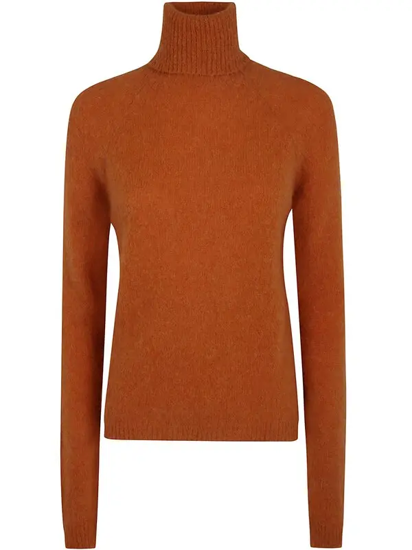 BASE Sweater Turtle Neck "b8451.034 024 Orange
