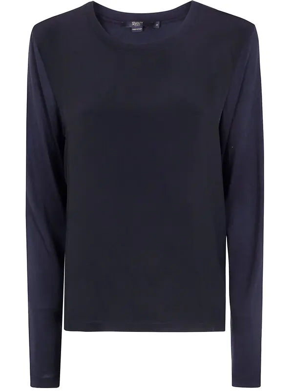 Seventy Sweater Round Neck "jersey Crepe