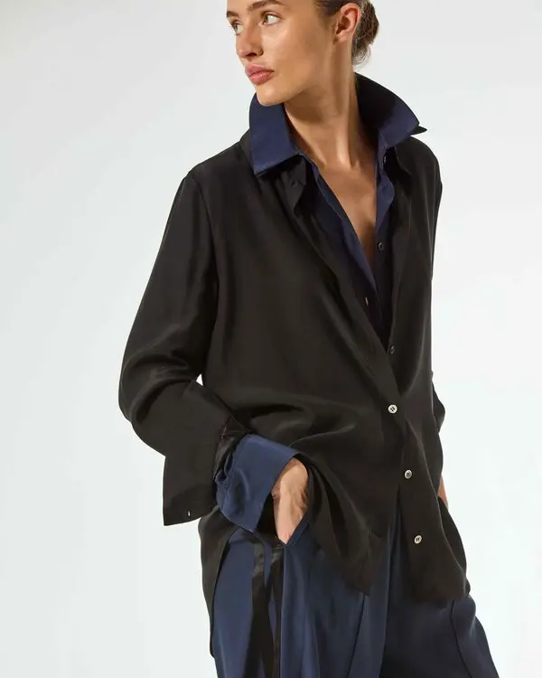 Serena Bute Silk Classic Shirt