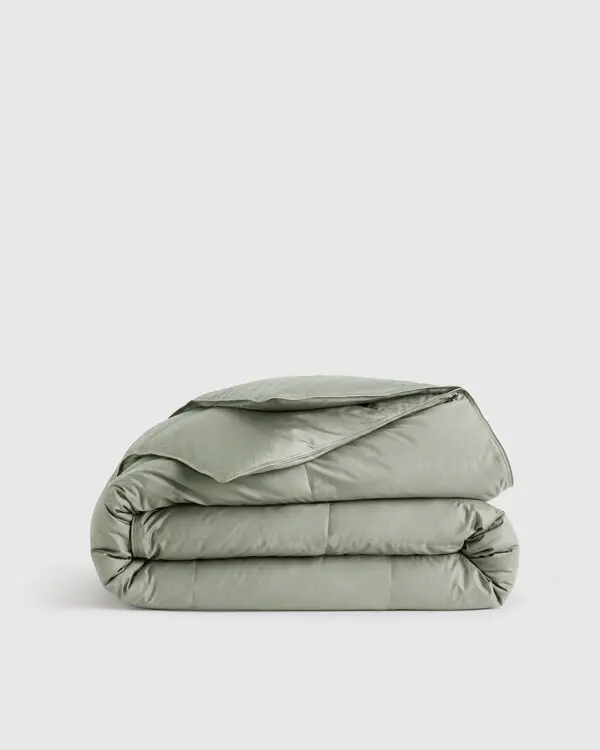 Quince Premium Sateen Down Comforter - Sage