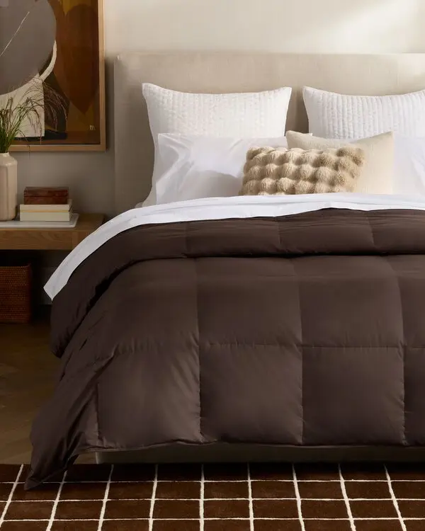 Quince Premium Sateen Down Alternative Comforter - Espresso