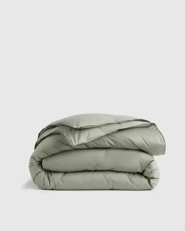 Quince Premium Sateen Down Alternative Comforter - Sage
