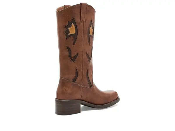 FRYE AND CO. Miranda 10 Flower Boots Whiskey